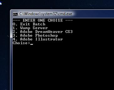 Advanced batch command menu | worth.Posting